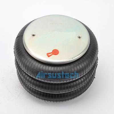 China Gas Filled Firestone Air Springs W01-358-8030 Triple Convoluted Rubber Bellow for sale