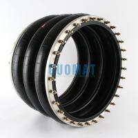 China GUOMAT 3H630376 Industrial Tripled Convoluted Type Air Spring with Flange Ring for sale