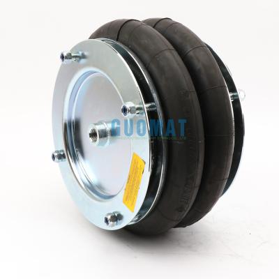 China 12x2 Dunlop Steel Cover Plate Industrial Air Spring GUOMAT 2B12X2 Firestone Air Spring W01-R58-4060 for sale