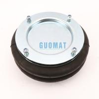 China 12x2 Dunlop Steel Cover Plate Industrial Air Spring GUOMAT 2B12X2 Firestone Air Spring W01-R58-4060 for sale