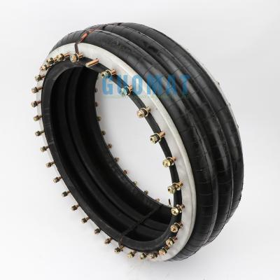 China W01-M58-6984 Air Bellow by Firestone Metric Triple Convoluted Flange Air Spring for sale