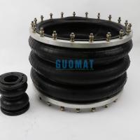 China Heavy-Duty Equipment Air Spring 3H480312 with Flange Ring Triple Convoluted for sale