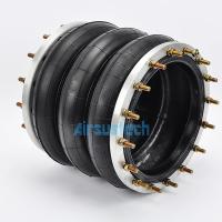 China Triple Convoluted Air Spring Actuator 360306H-3 Industrial Rubber Shocks for sale