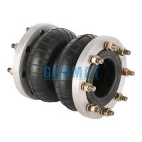 China GUOMAT 2H250180 Double Convoluted Air Spring With Flange Ring Max. Diameter 185MM for sale
