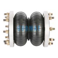 China Flange Connection Double Convoluted Air Spring 2H250180 Natural Rubber Bellow for sale