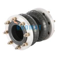 China Flange Connection Double Convoluted Air Spring 2H250180 Natural Rubber Bellow for sale