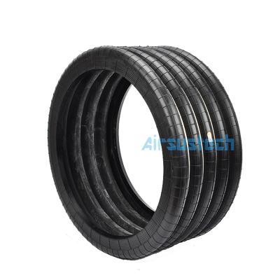 China Yokohama S-600-5 Rubber Air Spring 276mm Design Height Air Bellows With Waist Ring for sale