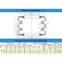 China Guomat Air Spring F-200-3 Cross Yokohama S-200-3R Triple Type Bellows for sale
