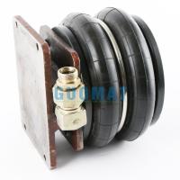 China YOKOHAMA Cover Plate Air Spring S-160-2R Double Convoluted Rubber Bellow with Hoop for sale