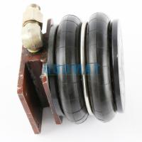 China YOKOHAMA Cover Plate Air Spring S-160-2R Double Convoluted Rubber Bellow with Hoop for sale