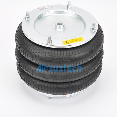 China ContiTech FT412-32 DS Air Spring Replacement Triple Convoluted Rubber Air Bellow Heavy Duty Suspension for sale