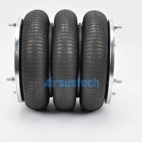 China ContiTech FT412-32 DS Air Spring Replacement Triple Convoluted Rubber Air Bellow Heavy Duty Suspension for sale