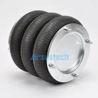 China ContiTech FT412-32 DS Air Spring Replacement Triple Convoluted Rubber Air Bellow Heavy Duty Suspension for sale