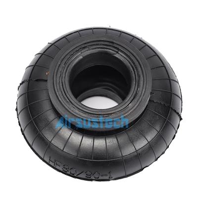 China Rubber Air Spring HF80/90-1 Single Convoluted Type Air Bellows For Vibration Test Systems for sale