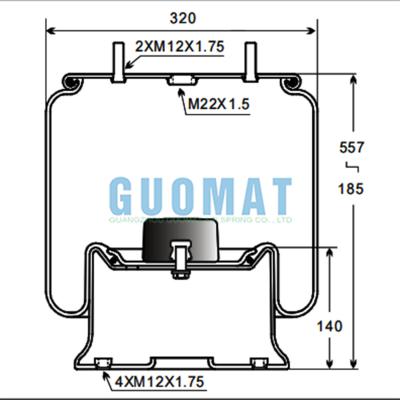 China W01-M58-6338 Firestone Air Bellow 1T19L-7 1R14-730 Goodyear Truck Air Suspension for sale