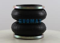 China M10 Flange Connection Airbag 230214H-2 Double Type Suspension Air Spring 214mm Natural Height for sale