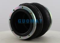 China M10 Flange Connection Airbag 230214H-2 Double Type Suspension Air Spring 214mm Natural Height for sale