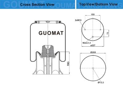 China Schmitz 014 892 Weweler US 06285 Truck Air Suspension Components W01-M58-8185 / 6285 for sale