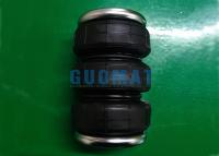 China Triple Convoluted Industrial Air Spring 187mm Round Hole Cover Plate Air Shock Absorption for sale