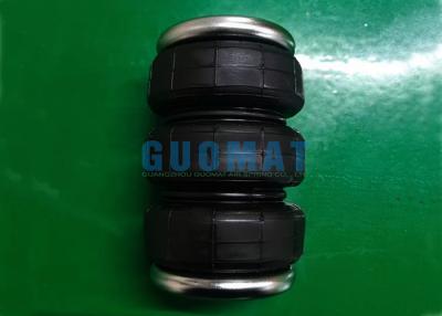 China Triple Convoluted Industrial Air Spring 187mm Round Hole Cover Plate Air Shock Absorption for sale