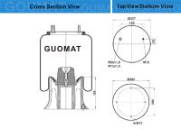 China 11382 Granning Firestone Ride Rite Air Bags For Truck W01-681-9242 15699 for sale