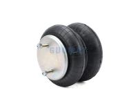 China Firestone Bellows NO.20-2 Rubber Air Spring With Two Pillars Stick Nuts On Each Plate for sale