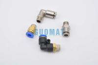 China G1/8 Air Nozzle Quick Connector with Right Angle Turn for Air Springs - 9.728mm Large Path, 401mm Take Over Diameter for sale
