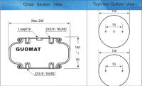 China GUOMAT 1B8X4 Refer To Firestone W01-358-7564 And Goodyear 1B8-550 For Machine for sale