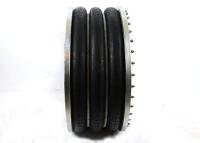 China Triple Convoluted Industrial AirBag 384mm Flange Type Air Ride Suspension Spring for sale