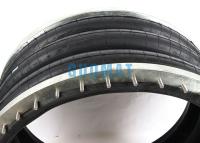 China Triple Convoluted Industrial AirBag 384mm Flange Type Air Ride Suspension Spring for sale