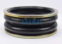 China 2H520217 Rubber Air Bads M10 Screw Thread Double Convoluted Air Spring With Flange Ring for sale