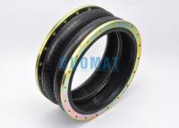 China 2H520217 Rubber Air Bads M10 Screw Thread Double Convoluted Air Spring With Flange Ring for sale