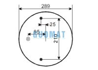 China 1R14-823 Goodyear Air Spring Assemblies W01M586223 Firestone Suspension Air Rubber for sale