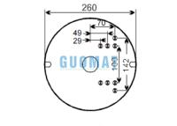 China 1R14-823 Goodyear Air Spring Assemblies W01M586223 Firestone Suspension Air Rubber for sale