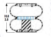 China 2B9-201 Goodyear Heavy Duty Air Spring W01-358-6935 Firestone Double Bellow Air Bags for sale