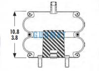 China 2B9-230 Goodyear Suspension Air Spring FD 200-19 450 Contitech Helper Spring for sale