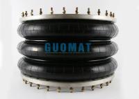 China W01-358-9603 Firestone Flange Air Spring 348-3 Style Triple Convoluted Industrial Air Shock for sale