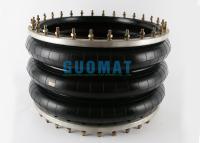 China W01-358-9603 Firestone Flange Air Spring 348-3 Style Triple Convoluted Industrial Air Shock for sale