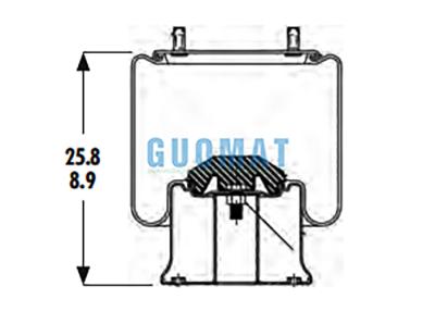 China 1R14-201 Goodyear Heavy Duty Truck Air Spring 566-28-3-020 Air Suspension System for sale