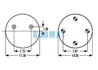 China 1R14-201 Goodyear Heavy Duty Truck Air Spring 566-28-3-020 Air Suspension System for sale