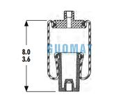 China 1S3-011 Goodyear Cab Air Spring W02-358-4001 Firestone Air Shock Absorber for sale