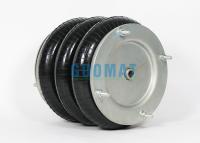China 10''X3 Triple Convoluted Rubber Bellows W01R584059 Firestone Industrial Air Spring for sale
