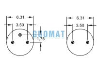 China W01-358-6902 Firestone Industrial Air Bags FD 200-19 310 Contitech Rubber Air Spring for sale