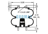 China W01-358-6941 Firestone Suspension Air Shock Style 20 Rubber Bellows Air Spring for sale