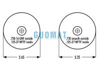China 1S4-067 Cab Air Spring Goodyear ASC-08-7-137 Truck Suspension Air Bag Replacement for sale