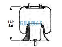 China 566-18-3-004 Rubber Bellows 1R9-003 Goodyear Truck Suspension Air Spring for sale