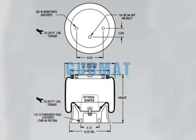 China W01-358-9414 Firestone Truck Air Spring 1T15L-4 Trailer Air Suspension for sale