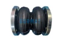 China 2H130142 GUOMAT Industrial Air Spring M10 Threaded Hole Convoluted Air Lift Bags 90mm Stroke for sale