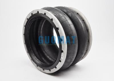 China W01-358-7191 Firestone Flange Air Spring 28 Style Ribbed Neck Aluminum Bead Rings Rubber Air Bags for sale