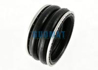 China 215 Double Air Bellow W01-358-7230 Firestone Air Spring Ribbed Neck Aluminum Bead Rings for sale